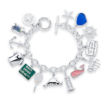 Entering Edgartown Town Sign charm ENT EDG SS - CB Stark Jewelers