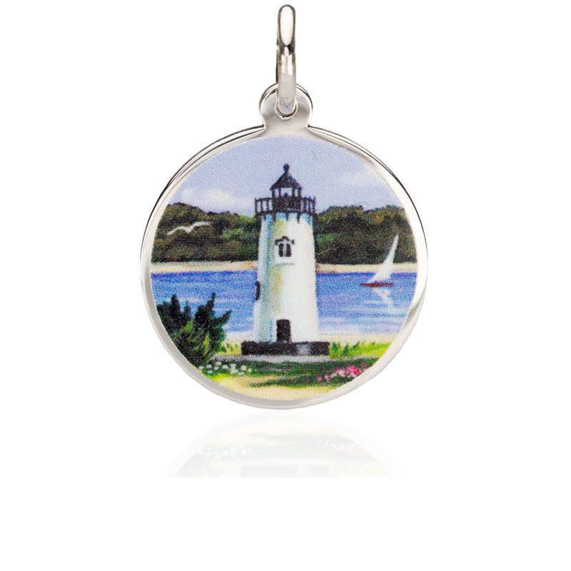 Margot Datz Painted Edgartown Lighthouse Charm 4601-MD-EL-SS - CB Stark ...