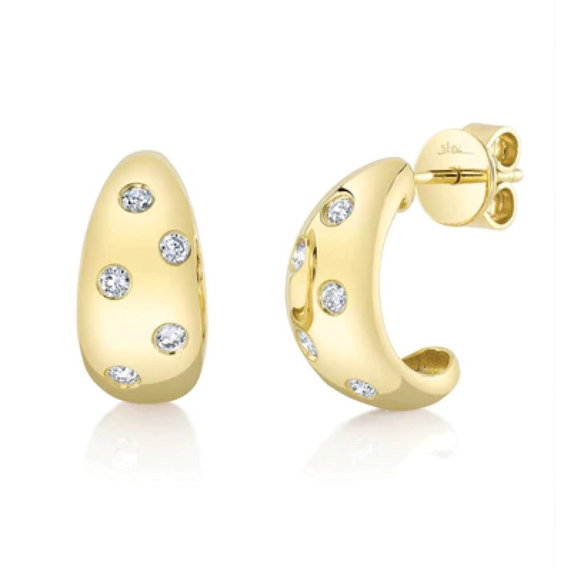 14K Diamond Scatter Earrings SC22008926 - CB Stark Jewelers