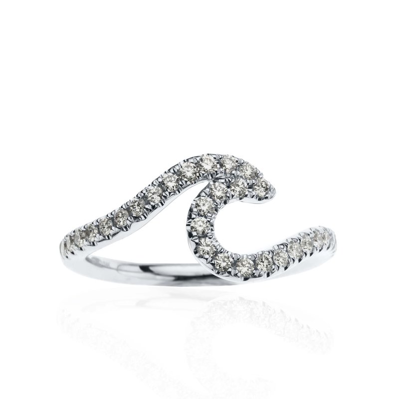 Diamond Pave Single Wave Ring SC55024030 - CB Stark Jewelers