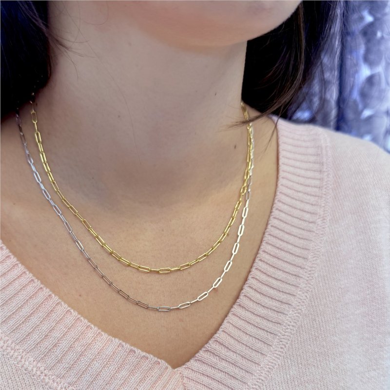 Wear-EVERY-Where Paperclip Chain 430-31105 - Moses Jewelers