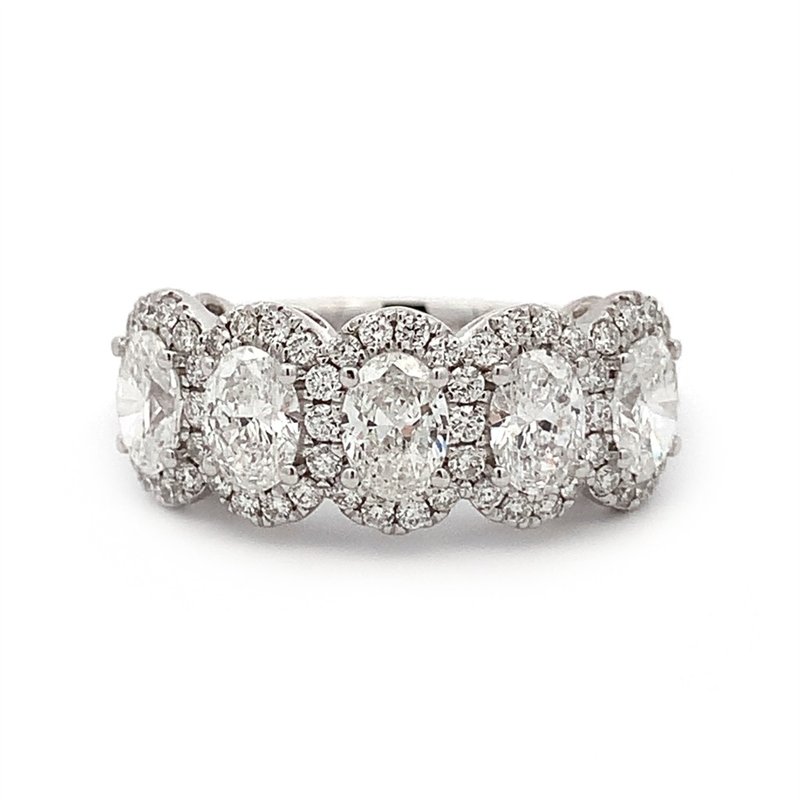 Moses Signature 5-Stone Diamond Anniversary Band 120-08285 - Moses Jewelers