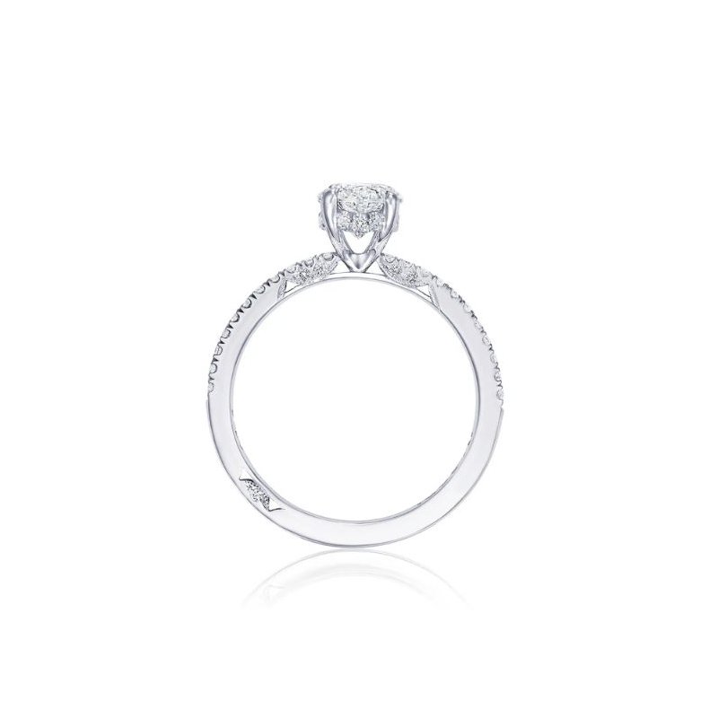 TACORI Platinum Solitaire Oval Engagement Ring 100-09465 - Jewelry ...