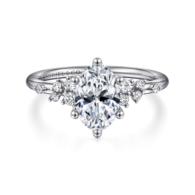 Gabriel Diamond Engagement Ring 100-12609 - Jewelry Design Center