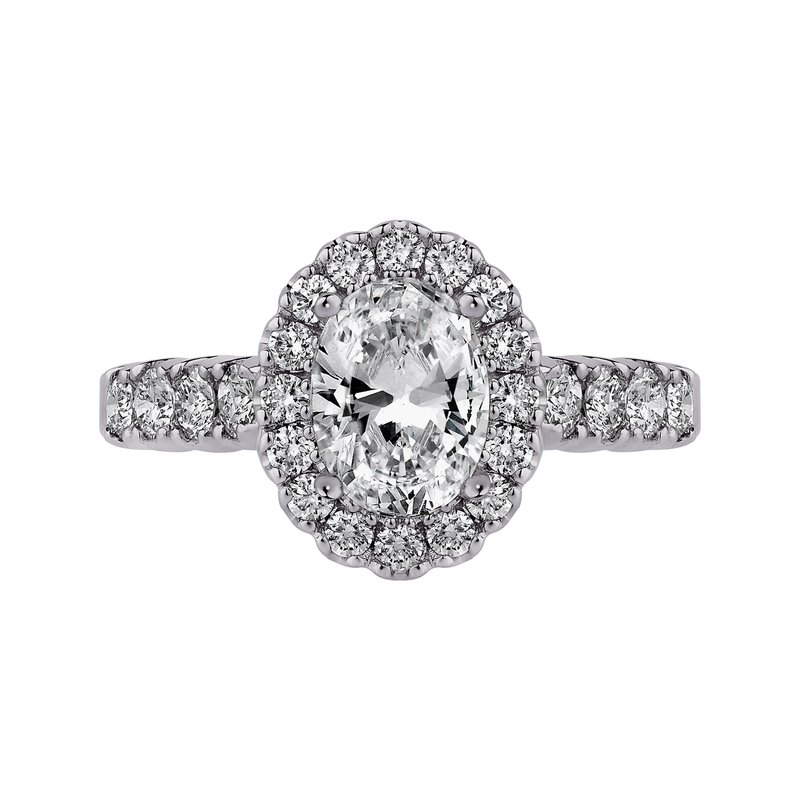 The One 3 4ct T W Diamond Engagement Ring In 14k White Gold
