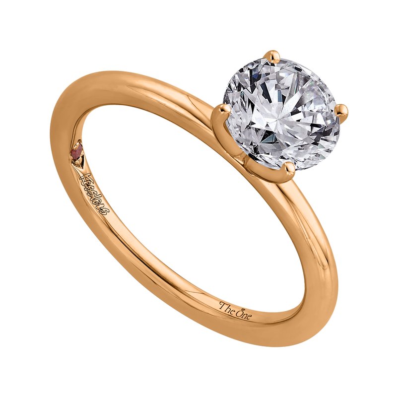 1.75mm Solitaire Engagement Ring in 14K Yellow Gold