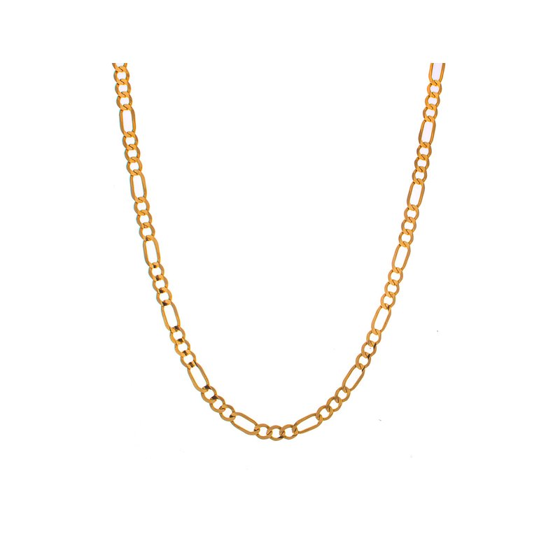 20 Figaro Chain in 14K Yellow Gold