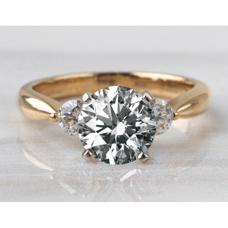 K81 Signature 2/5ct. t.w. Kessler 81 Diamond Engagement Ring in 18K ...