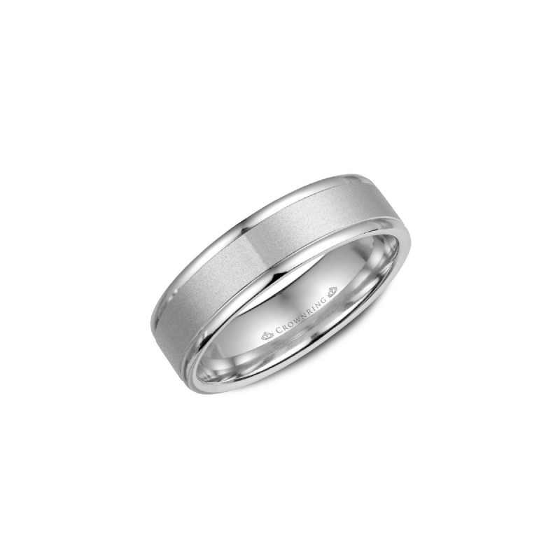 6mm Wedding Ring in 14K White Gold PWG05567 - Ramsey's Diamond Jewelers