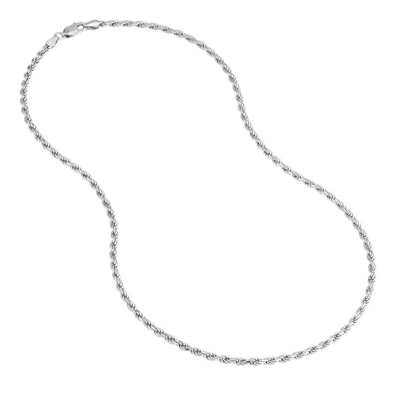 22 inch 2.7mm Rope Chain in Sterling Silver HSILV02525 - Ramsey's ...