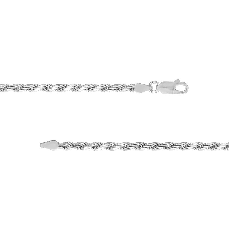 22 inch 2.7mm Rope Chain in Sterling Silver HSILV02525 - Ramsey's ...