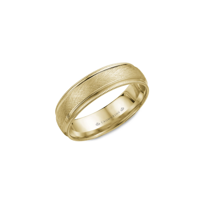 6mm Wedding Ring in 14K Yellow Gold PWG05574 - Ramsey's Diamond Jewelers