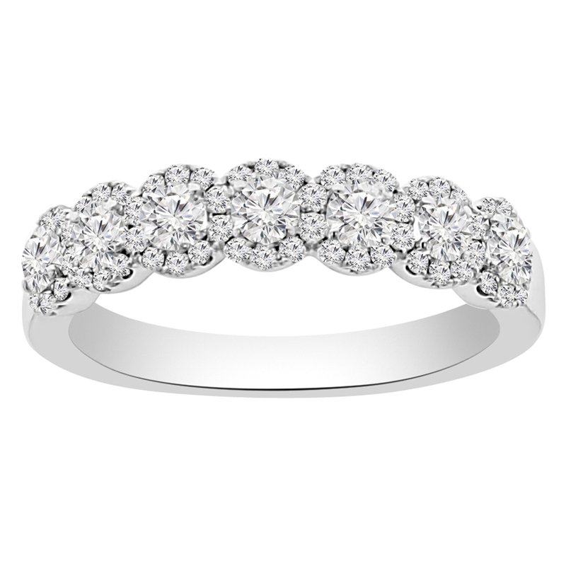 3/4ct tw Diamond Stackable Ring in 14K White Gold JWB22-0177 - Ramsey's ...