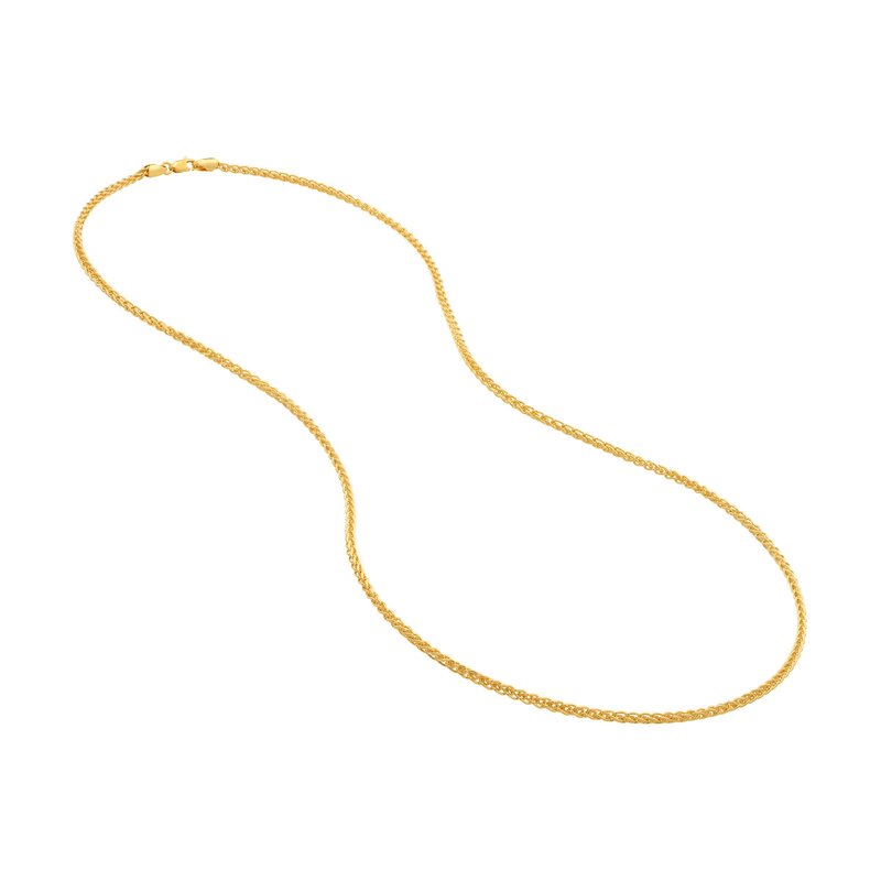 Round Wheat Chain in 14K Yellow Gold JCX22-0104 - Ramsey's Diamond Jewelers