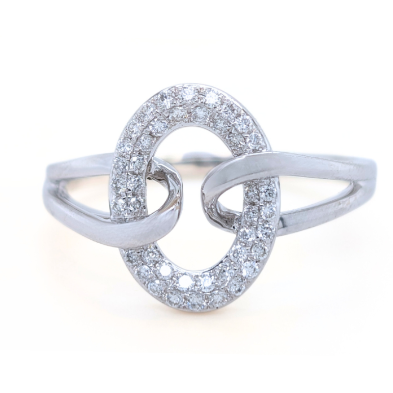 Estate Collection 14K Interlocking Diamond Ring RLEST0759 - Sartor ...