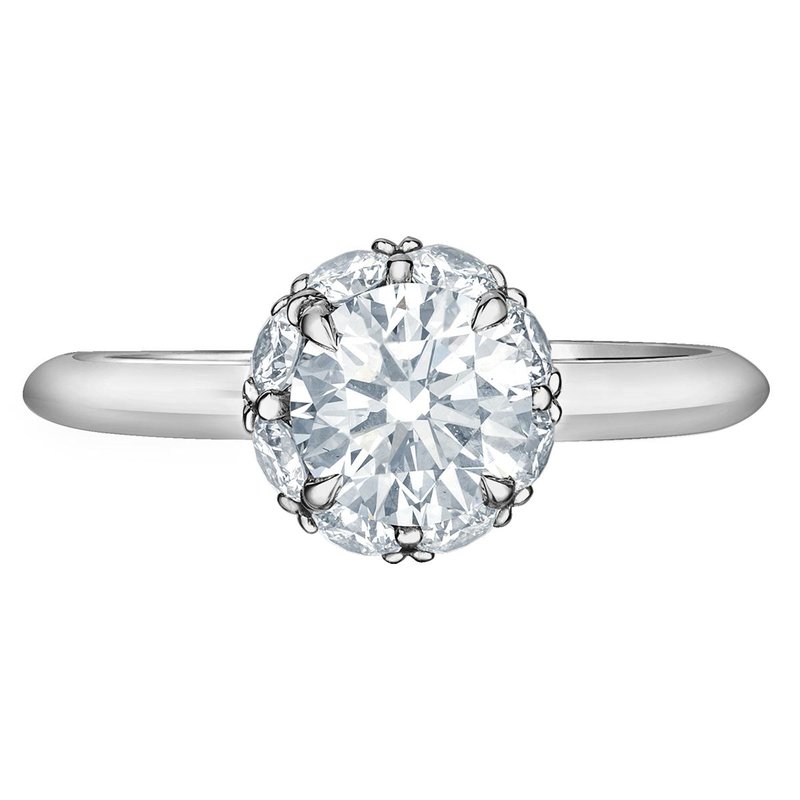 Lab-Grown Diamond 1.51 Carat TW. Engagement Ring 021803 - Ashley Jewellers