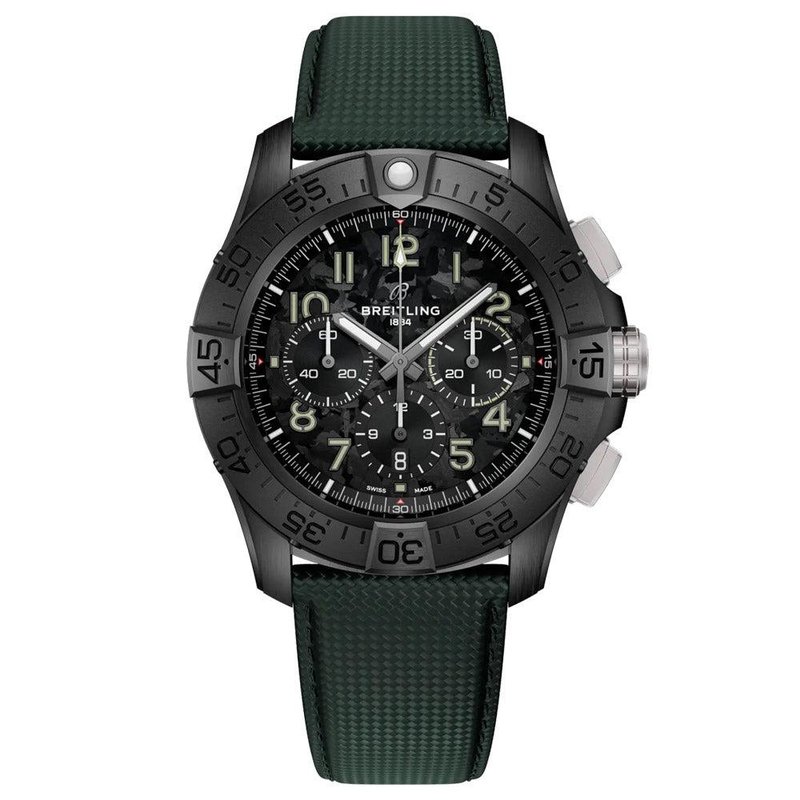 Breitling Avenger B01 Chronograph Night Mission 46mm Black Dial Ceramic ...