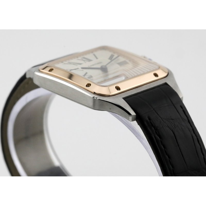 Joyce's Pre-Owned Cartier Santos-Dumont Large Two Tone, 18k red gold ...