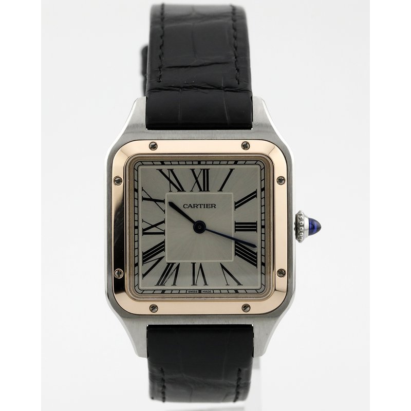 Joyce's Pre-Owned Cartier Santos-Dumont Large Two Tone, 18k red gold ...