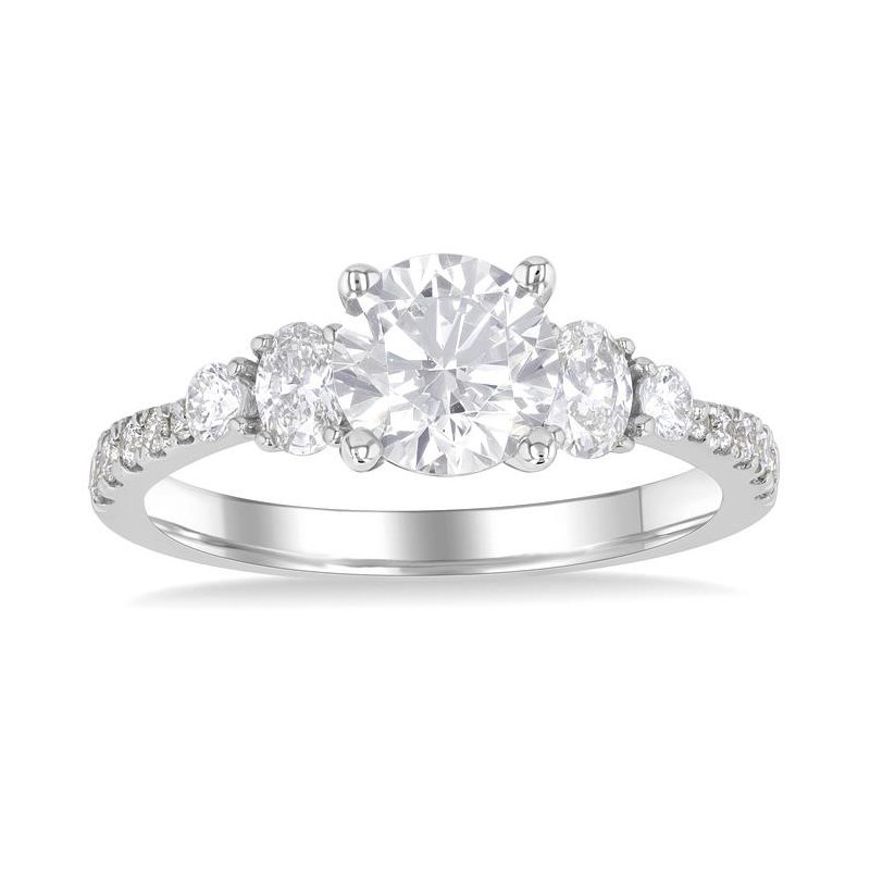 Classic Selection Engagement Ring 100-03630 - Ken K Thompson Jewelry