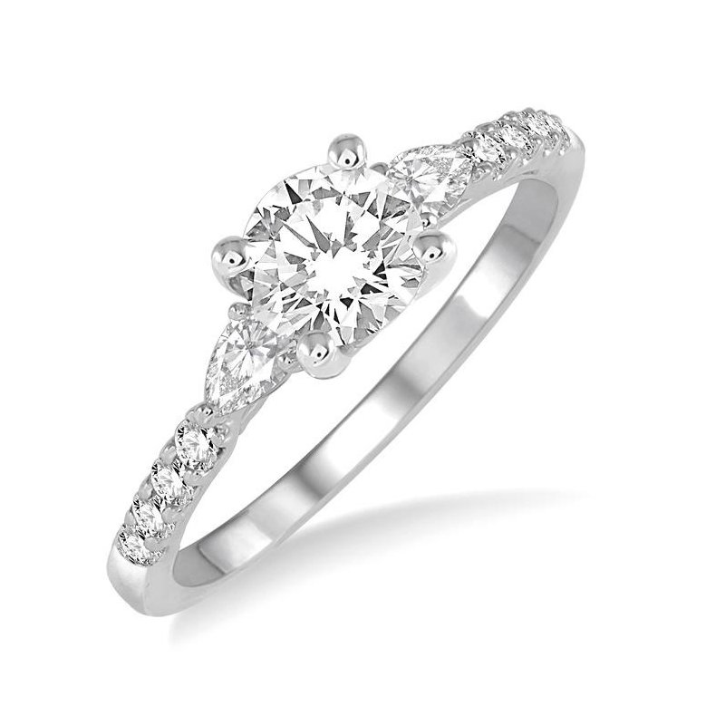 Classic Selection Engagement Ring 100-03629 - Ken K Thompson Jewelry