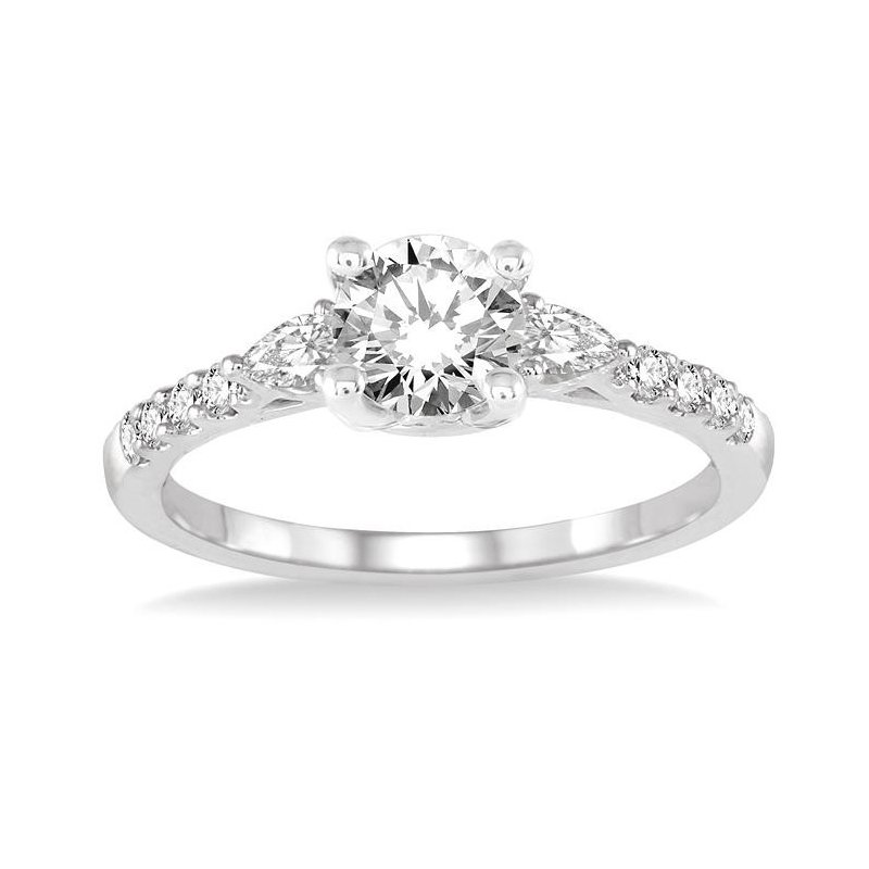 Classic Selection Engagement Ring 100-03629 - Ken K Thompson Jewelry
