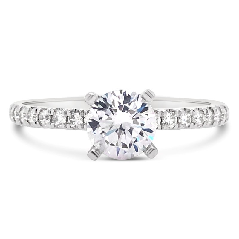 Classic Selection Engagement Ring 100-03452 - Ken K Thompson Jewelry