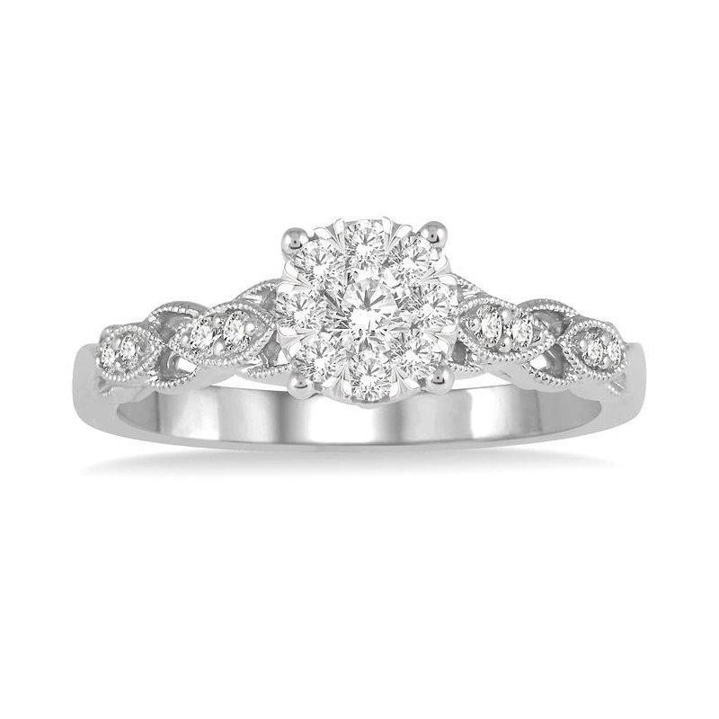 Classic Selection Engagement Ring 100-03626 - Ken K Thompson Jewelry