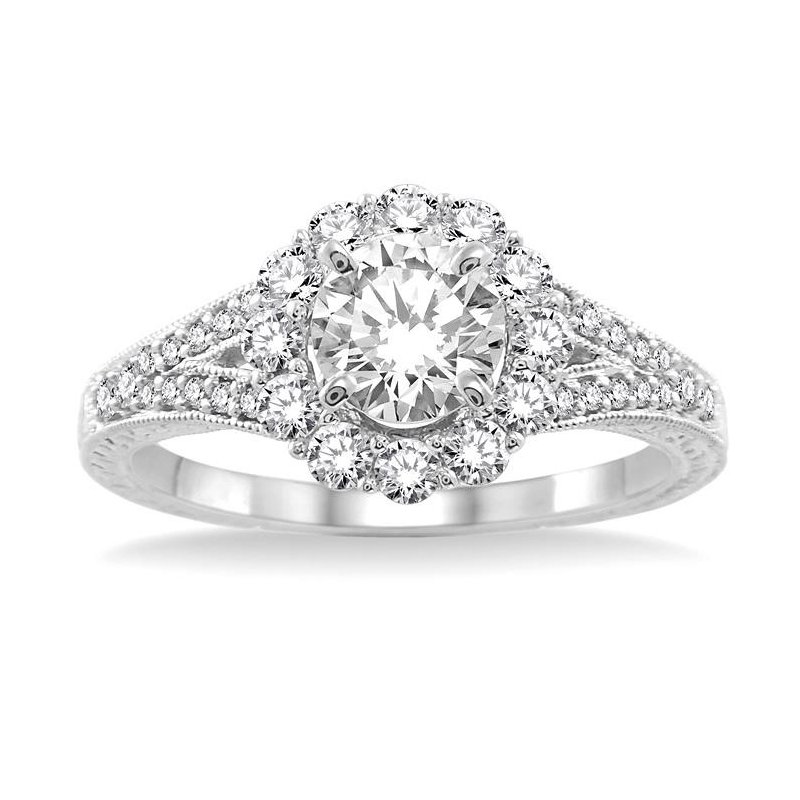 Classic Selection Engagement Ring 100-03628 - Ken K Thompson Jewelry