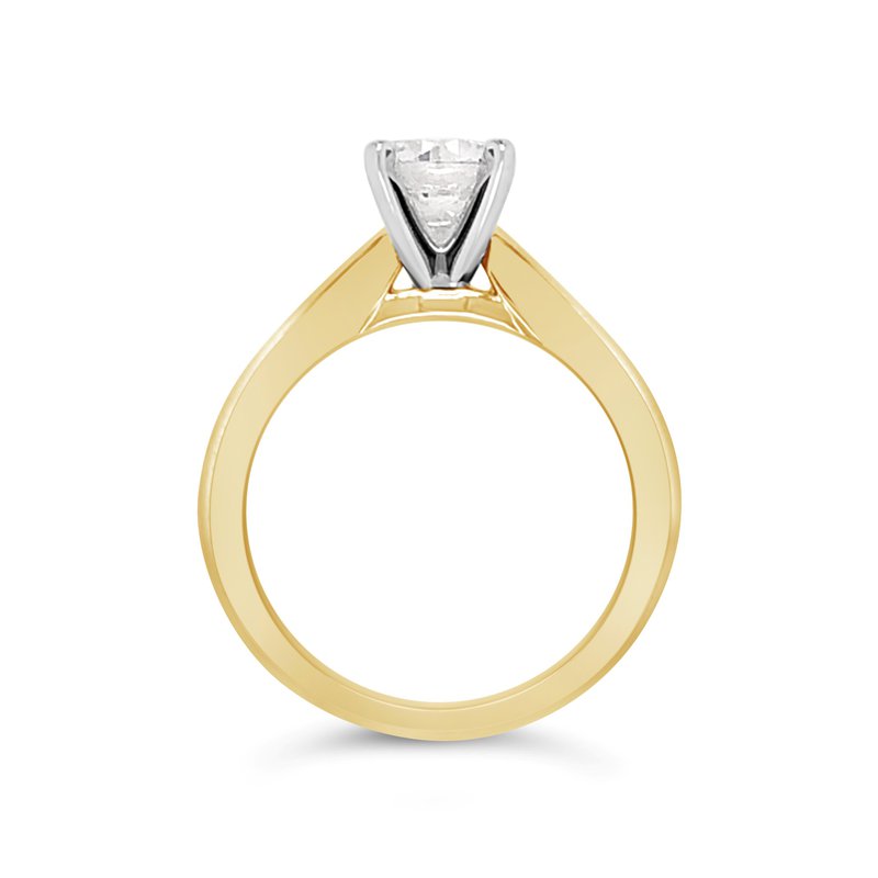 Classic Selection Engagement Ring 100-03072 - Ken K Thompson Jewelry