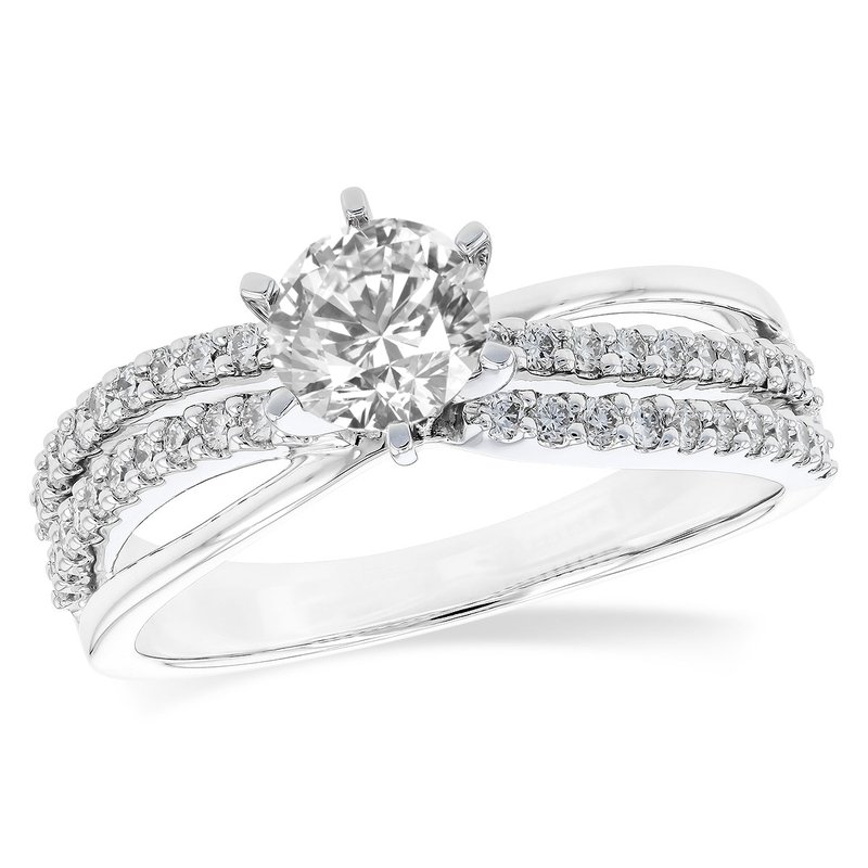 Classic Selection Engagement Ring 100-03709 - Ken K Thompson Jewelry