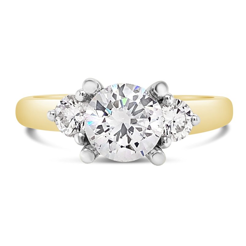 Classic Selection Engagement Ring 100-03290 - Ken K Thompson Jewelry