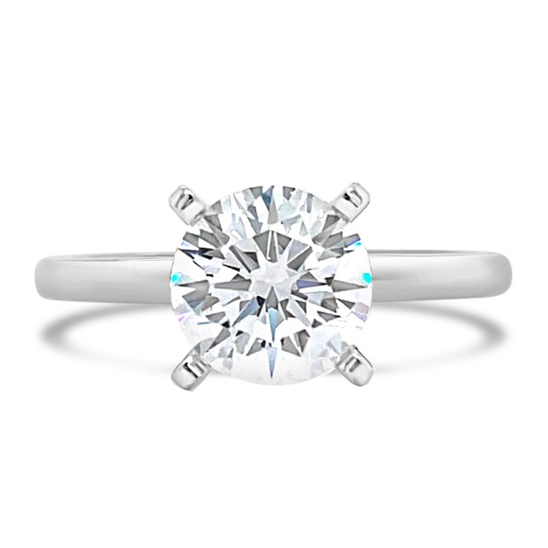 Classic Selection Engagement Ring 100-03459 - Ken K Thompson Jewelry