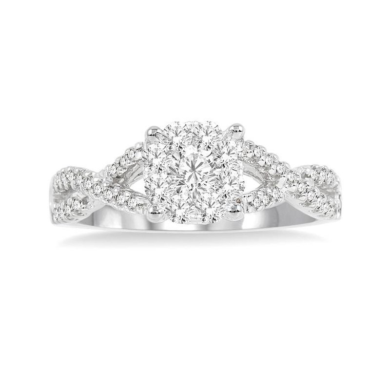 Classic Selection Engagement Ring 100-03627 - Ken K Thompson Jewelry