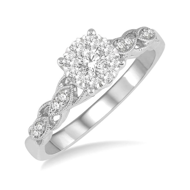 Classic Selection Engagement Ring 100-03626 - Ken K Thompson Jewelry