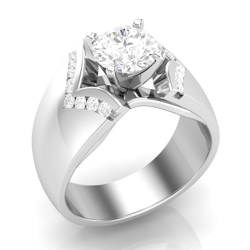 Classic Selection Engagement Ring 100-03493 - Ken K Thompson Jewelry