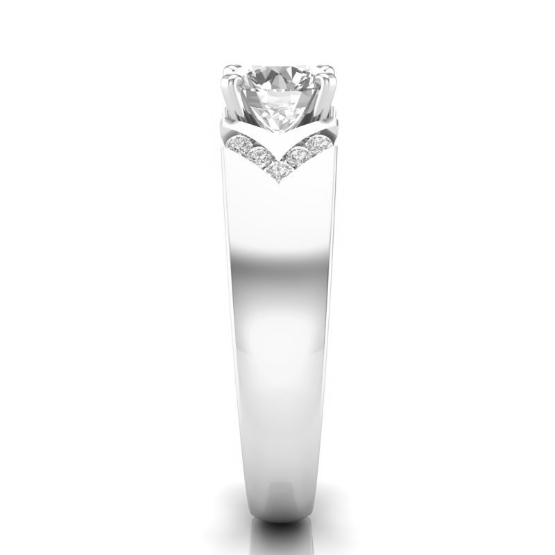 Classic Selection Engagement Ring 100-03495 - Ken K Thompson Jewelry