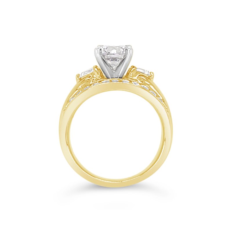 Classic Selection Engagement Ring 100-03455 - Ken K Thompson Jewelry