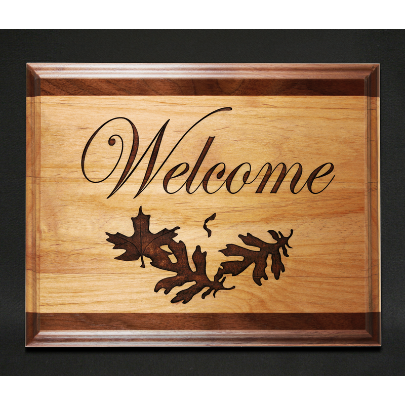 Plaques & Awards Genuine Solid Alder and Walnut Plaque AlderWalnut - Ken K Thompson Jewelry