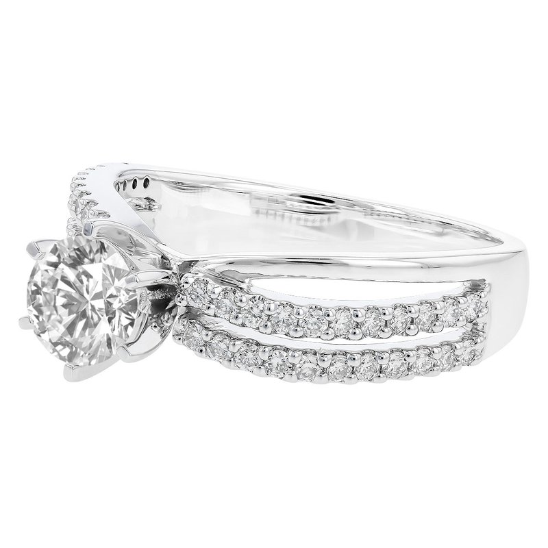 Classic Selection Engagement Ring 100-03709 - Ken K Thompson Jewelry