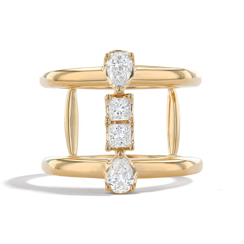 Ashi L Paradox Line Ring AC160562EVRGYG - Diamond District