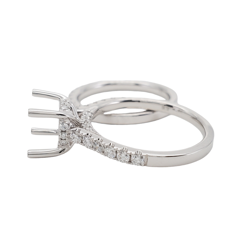 RingMaster Collection Diamond Semi-Mount Set 521-12256 - RingMaster ...