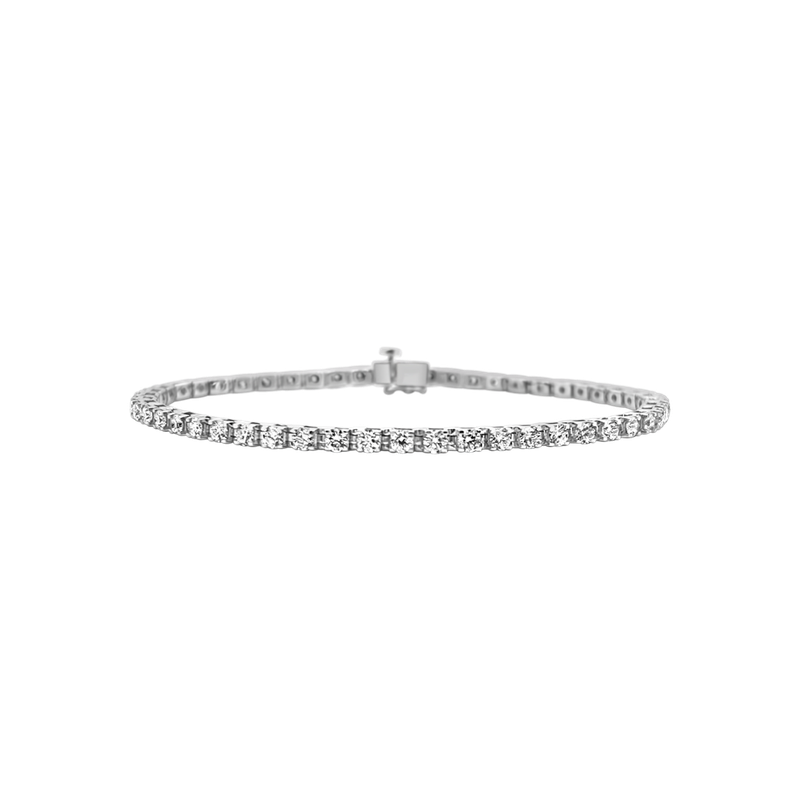Estate Collection 14kw Diamond Tennis Bracelet 072324 Facet Foundry