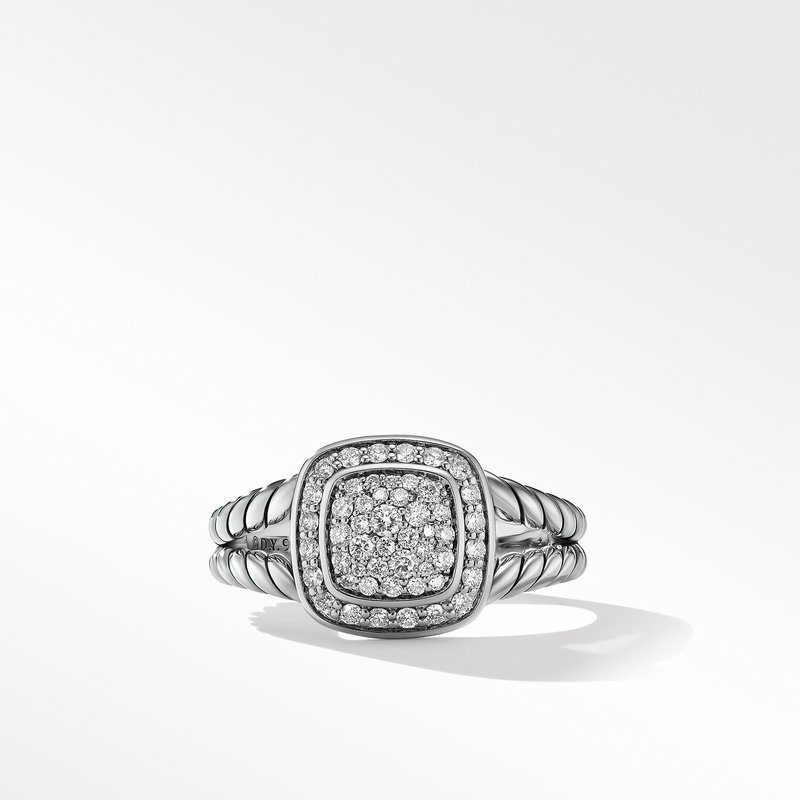 Petite Albion® Ring in Sterling Silver with Pavé Diamonds 192740864667 ...