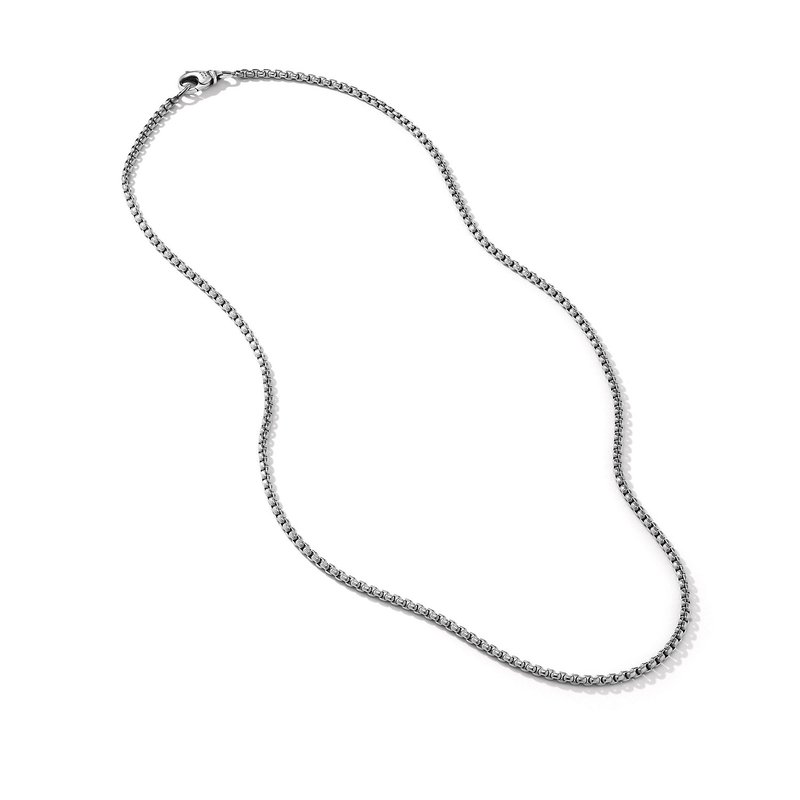 Small Box Chain Necklace 883932622232 - Mednikow