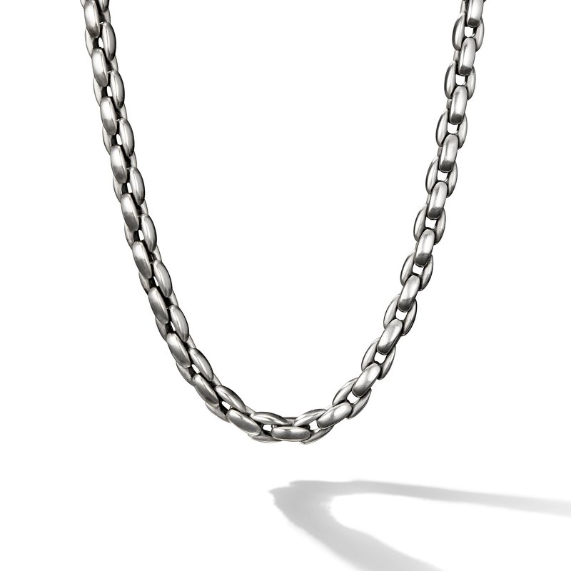 Elongated Box Chain Necklace in Sterling Silver, 6mm 883932904055 ...