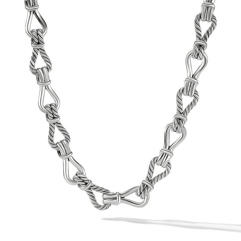 Thoroughbred Loop Chain Link Necklace in Sterling Silver 192740803017 ...