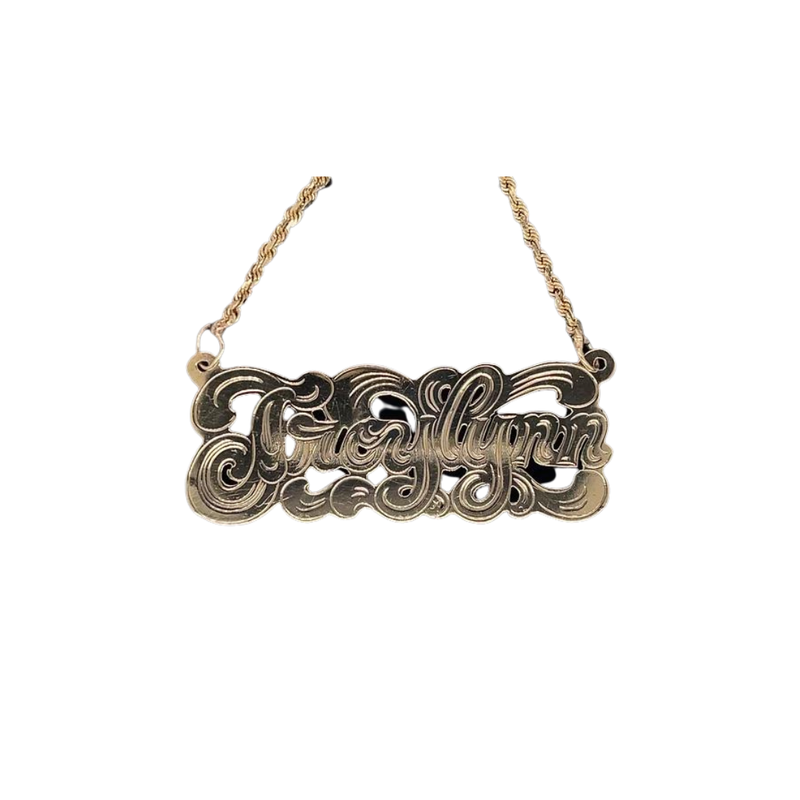 New Orleans Monogram Monogram Pendant 3652 - Mr. Goldman & Sons