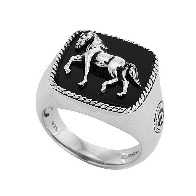 Effy Onyx Horse Ring