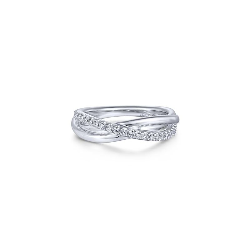 Flora Signature Sterling Silver and White Sapphire Ring 002-620-00054 ...